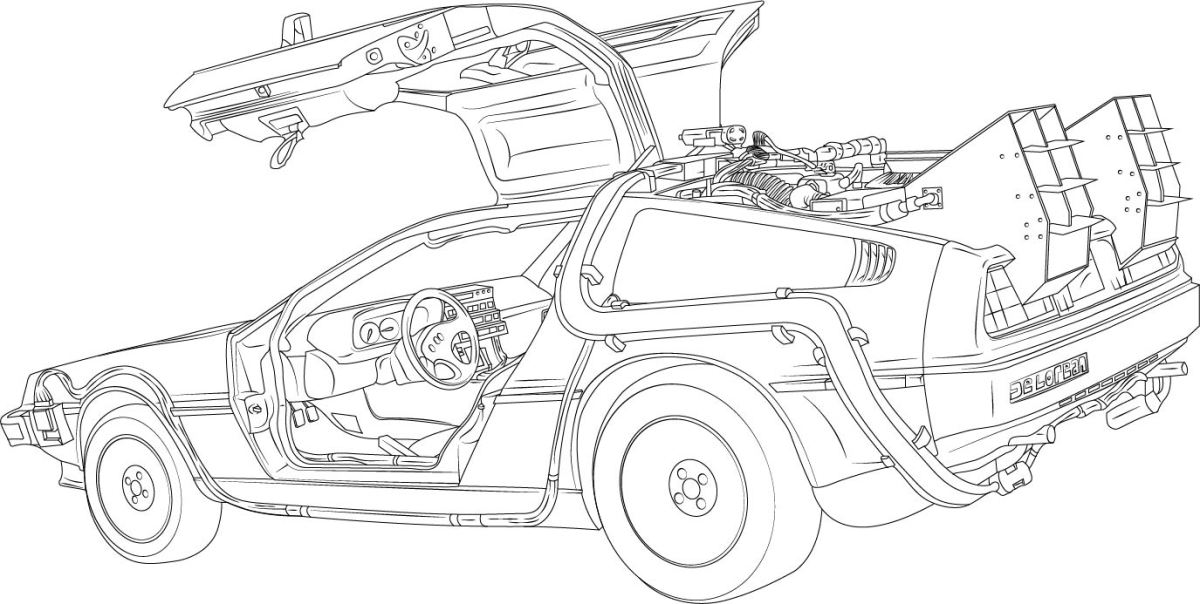 Illustrator: DeLorean | Great Designs and Simplicity